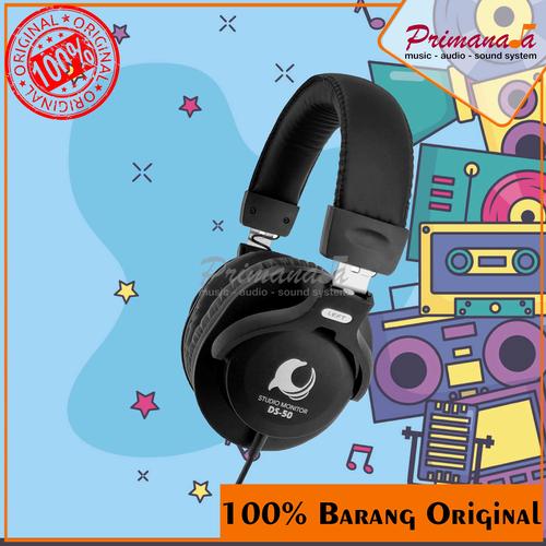 Jual Dolphin Sound DS-50 Headphone iSk DS50 Headphones Flat Monitor ...