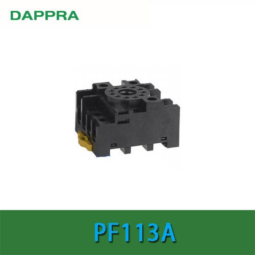 Jual PF113A Socket Relay 11 Pin DIN rail mounting screw terminal OE31 ...
