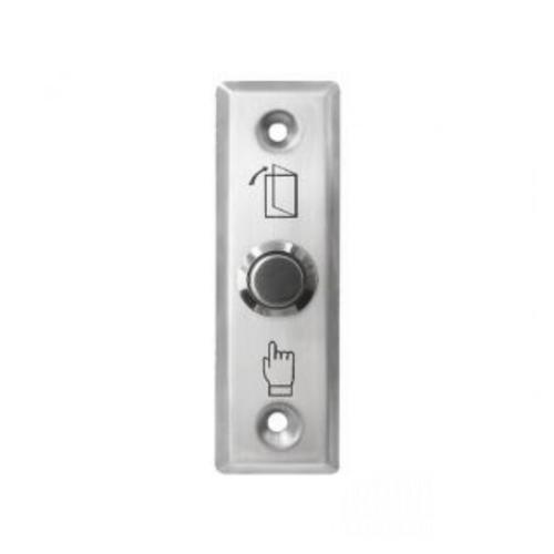 Jual exit door stainless 9.2cm x 3cm RFID access control push button ...
