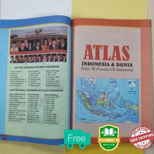 Jual " BUKU ATLAS DUNIA 38 PROVINSI TERBARU/ATLAS TERLENGKAP EDISI ...