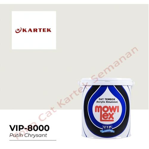 Jual Mowilex Emulsion Interior E8000 VIP 8000 PUTIH CHRYSANT (5 liter ...