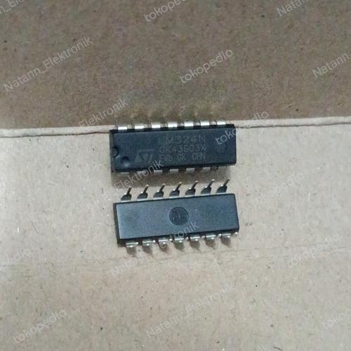 Jual 3802 ic opamp op amp lm324n lm 324 n lm324 324n st asli original ...