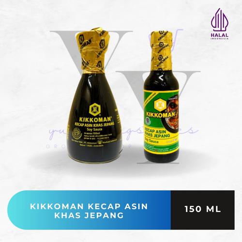 Jual Kikkoman Kecap Asin Jepang / Soy Sauce Botol / Dispenser 150 ml ...