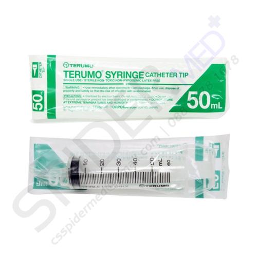 Jual Terumo Syringe 50 CC Catheter Tip Lubang Tengah Spuit Terumo 50CC ...
