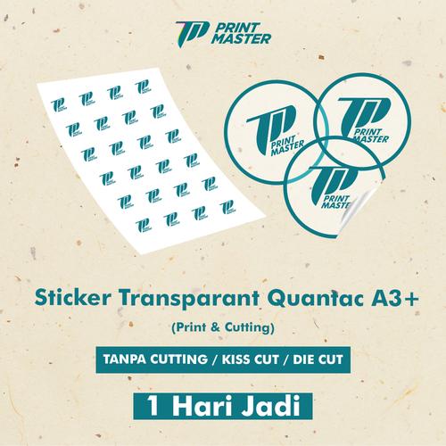 Jual Cetak Stiker A3+ | Stiker Label | Stiker Vinyl Transparan 1 Hari ...