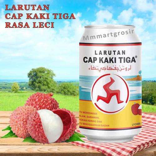 Jual Larutan Cap Kaki Tiga / Minuman Kemasan Kaleng / Minuman Rasa Leci ...