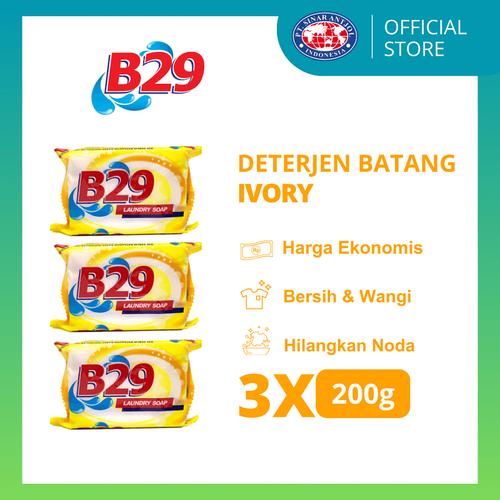 Jual B29 Ivory Laundry Soap banded 3 Pcs Sabun Cuci Batang Kuning ...