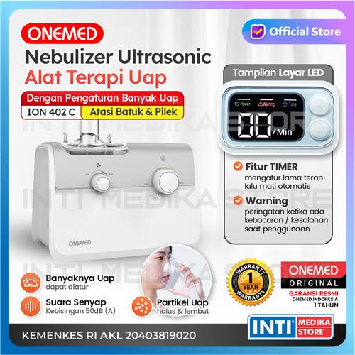 Promo ONEMED - Nebulizer Ultrasonik 402C | Layar LED + Pengaturan ...
