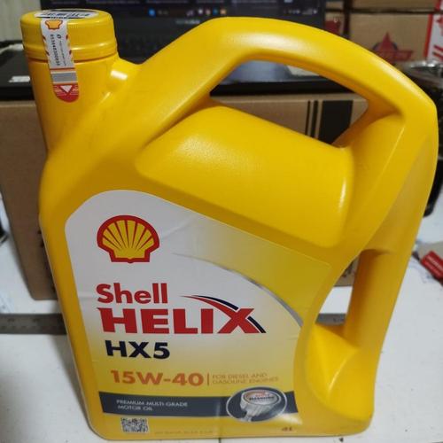 Jual Shell Helix Hx5 (Lima) 15W-40 4Liter Galon - Jakarta Barat - DILY ...