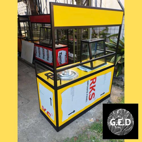 Jual Booth gerobak bakso + etalase kaca aluminium - Kab. Bogor ...
