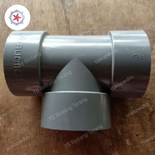 Jual SAMBUNGAN PIPA PVC TEE T 3" INCH RUCIKA D - Kota Tangerang - TB ...