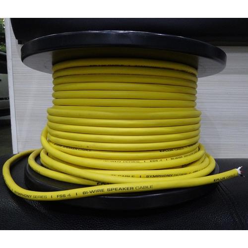 Jual Kabel Speaker FLUX SYMPHONY FSS-4 ( 1 meter) Bi-Wire cable isi 4 ...