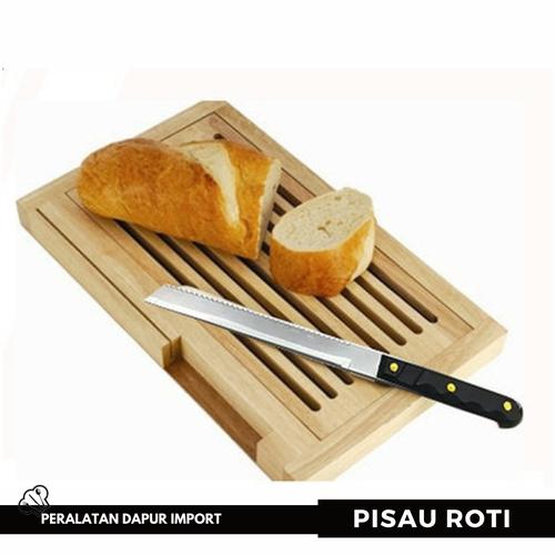 Jual Pisau Roti Pisau Kue 2 Sisi Stainless Steel - Merah Muda - Jakarta ...