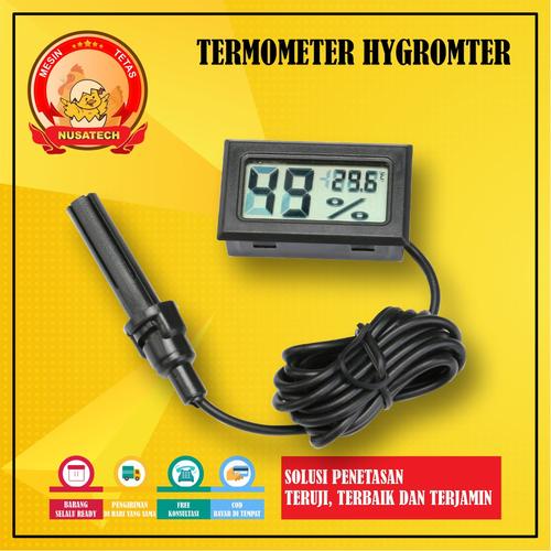 Jual Termometer Hygrometer Termohygrometer Pengukur Suhu dan Kelembaban Rua - Kab. Ponorogo ...