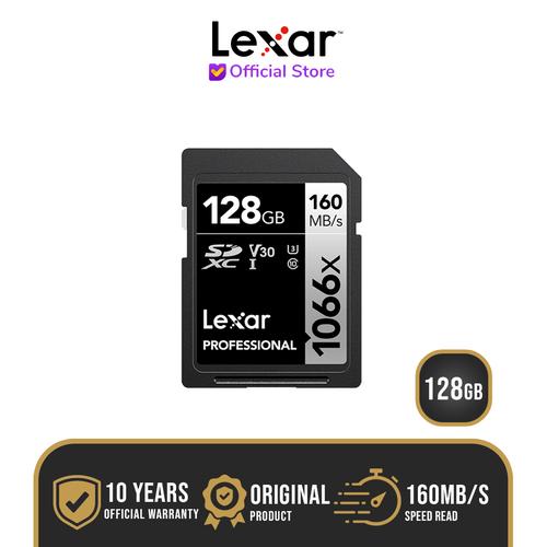 Promo Lexar Professional 1066x SDXC UHS-I V30 128GB - Memory Card 128 ...
