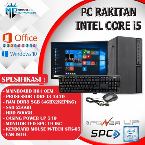 Jual Paket Pc Cpu Rakitan Core i5 3470 monitor 19inch siap pakai - Kab. Banyumas - MIDES ...