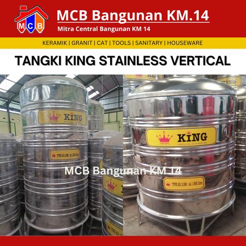 Jual TANGKI KING STAINLESS VERTICAL / TANDON AIR / TOREN AIR - FREE ...