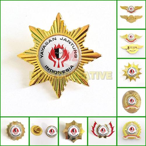 Jual Pin YJI Pin Bros Wing Logo Yayasan Jantung Indonesia - Bendera ...