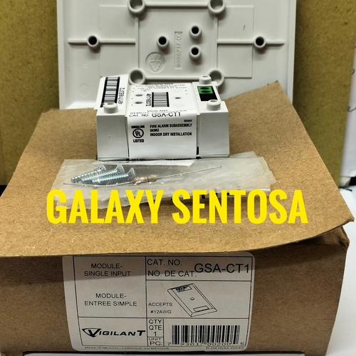 Jual MODULE SINGLE INPUT VIGILANT TIPE GSA-CT1, MODULE FIRE ALARM ...