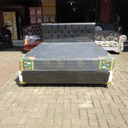 Jual Set Kasur Spring Bed Interland + Divan ukuran 140 Garansi Per 15th - divan dan kasur - Kota ...