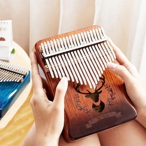 Jual Kalimba 21 Key Piano Jari Alat Musik Thumb Piano Kayu - 21Key Rusa ...