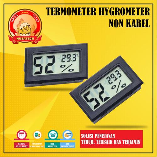 Jual Termometer Hygrometer Termohygrometer Pengukur Suhu dan Kelembaban ...