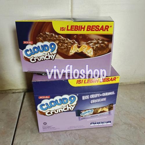 Jual Coklat Cloud9 / Cloud 9 Crunchy Chocolate Box (24 x 9 gram ...