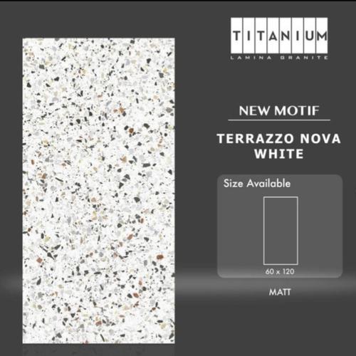 Jual TITANIUM TERRAZO NOVA WHITE 60 x 120 GRANITE TILE TERASO TERAZO ...