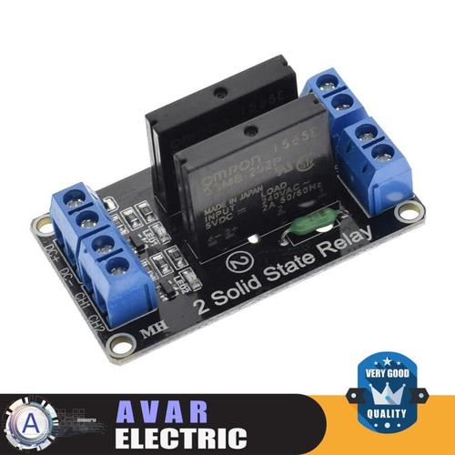 Promo Low Level Trigger Solid State Relay SSR 2 ch Channel Arduino ...
