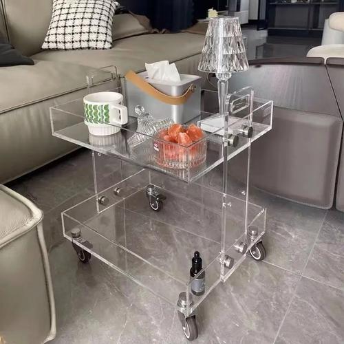Jual Tray hotel rak bar trolley cart acrylic serving table meja ...