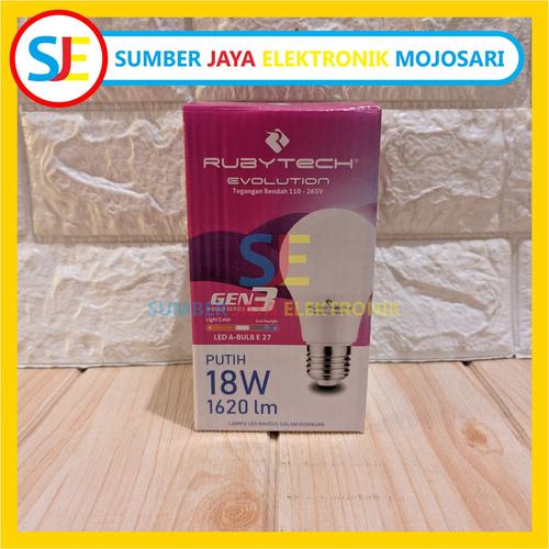 Jual Lampu LED Rubytech 18 Watt lampu bohlam rubytech evolution original - 18 Watt - Kab ...