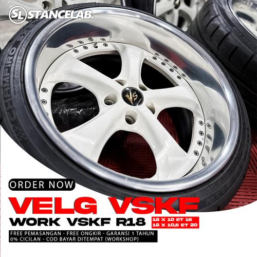 Jual VELG MOBIL WORK VSKF R18 (ORIGINAL) - Jakarta Selatan - Stancelab ...