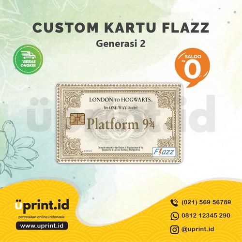 Jual Custom Kartu FLAZZ BCA 1 Sisi Design Sendiri Gambar Bebas Gen 2 S ...
