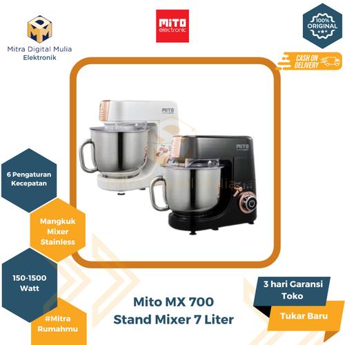 Promo [COD] Mito MX 700 Max Pro Stand Mixer 7 Liter MX700 - Putih Cicil ...