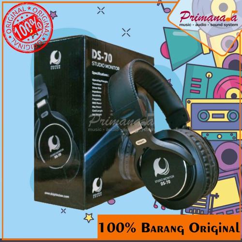 Promo Dolphin Sound DS 70 Headphone iSk DS70 Headphones Flat Monitor ...
