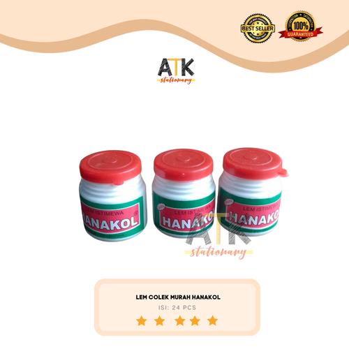Jual Lem Colek Murah Hanakol / Lem Kertas Colek Kecil Hanakol atk ...