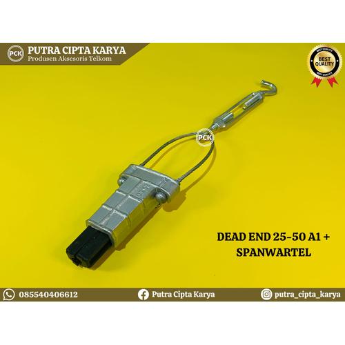 Jual Dead End Clamp 25 50 + Span Wartel M10 / Fixed Klem Buaya 25-50 ...