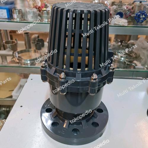 Jual Foot valve pvc flange jis 10k 4" inch DN100 / Swing Foot Valve 10k ...