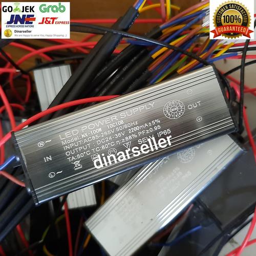 Jual TRAFO 100 WATT LED DRIVER DAYA 100W / TRAFO LAMPU SOROT 2200mA ...