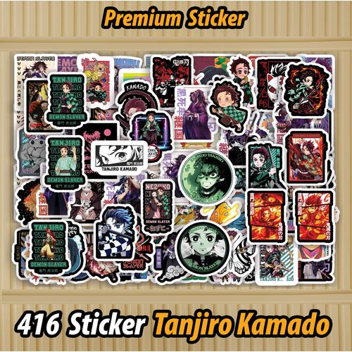 Jual 416 PCS Sticker Tanjiro Demon Slayer Waterproof sudah di Cutting ...