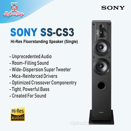 Jual SONY SS-CS3 HI-RES FLOORSTANDING SPEAKER SYSTEM 3-WAY 4-DRIVER SINGLE - Jakarta Utara ...