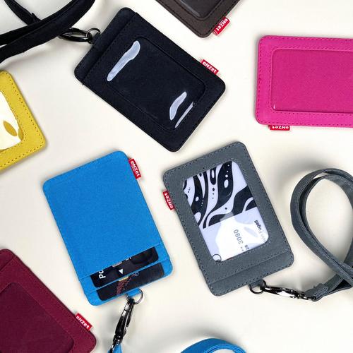 Promo ID card holder name tag lanyard dompet kartu gantung kalung polos ...