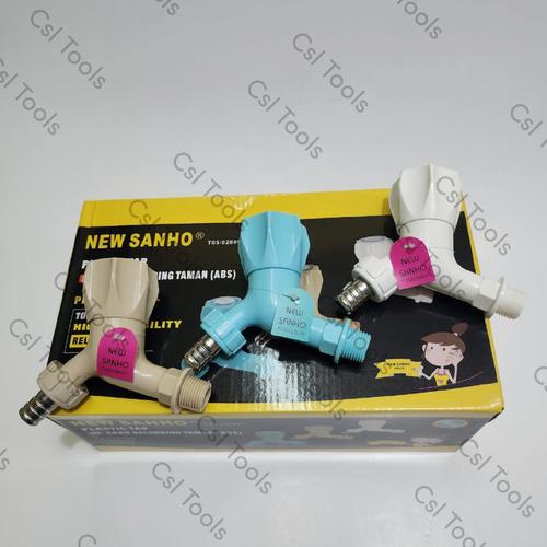 Jual Kran PVC Taman NEW SANHO 1/2" Mahkota Keran Pvc Taman Bulat NEW ...