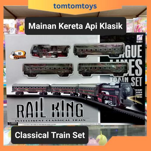 Jual RAIL KING TRAIN Mainan Lokomotif Kereta Api Klasik Classical Train ...
