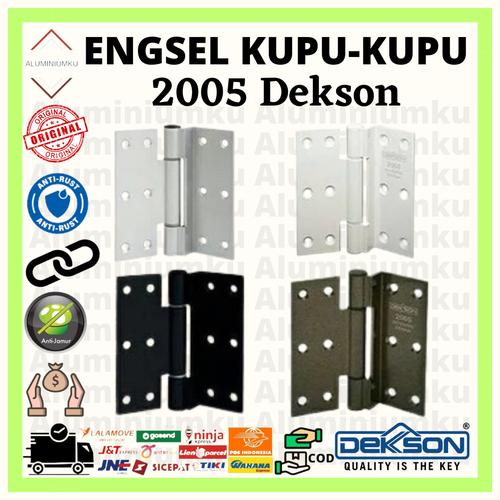Jual Engsel Pintu 2005 / Engsel Kupu Dekson Aluminium - Hitam - Jakarta ...