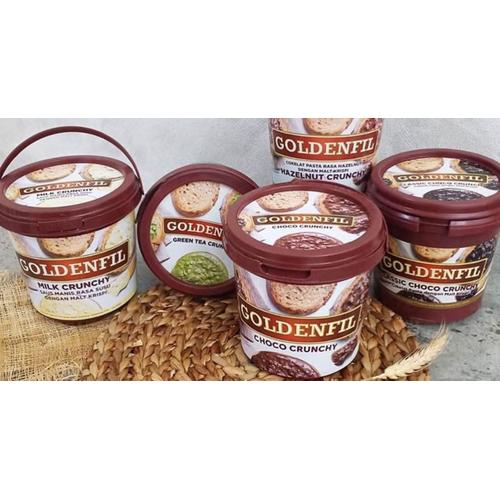 Jual PROMO Selai Coklat Goldenfil Aneka Rasa Roti 1 Kg Crunchy Malt ...
