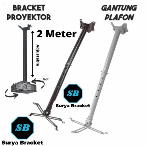 Promo Bracket Proyektor Gantung 2 Meter infocus adjustable Breket ...