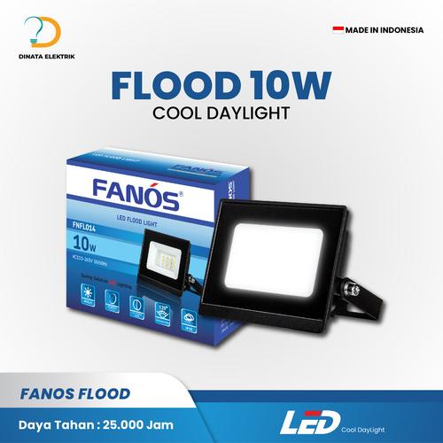 Promo FANOS Flood Light Lampu Sorot/Tembak Led 265V 10WATT - Cool DayLight - Jakarta Utara ...
