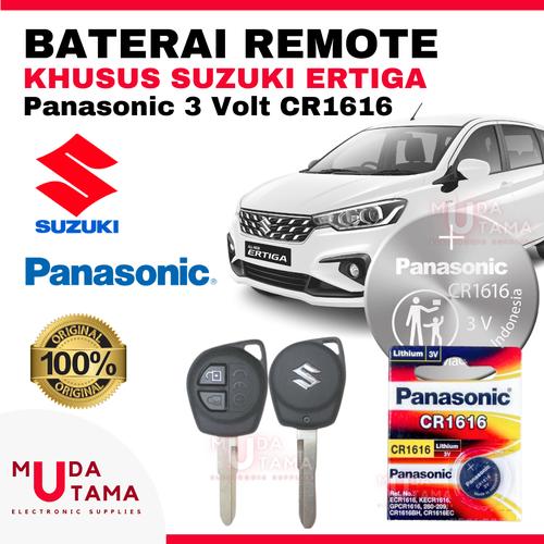Jual BATERAI REMOTE SUZUKI ERTIGA ORIGINAL PANASONIC CR1616 - Kota ...