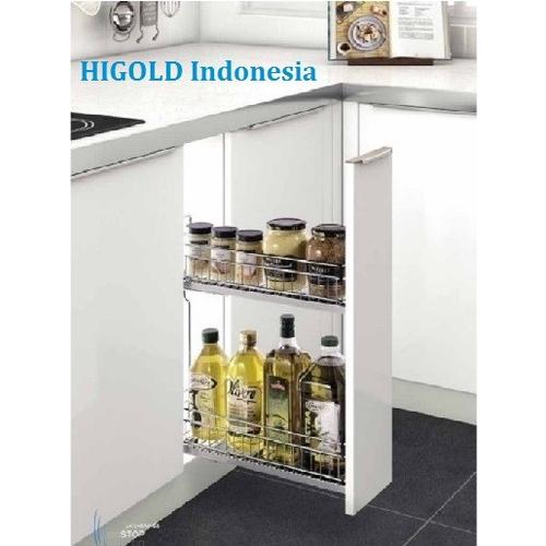 Jual HIGOLD Narrow Drawer Basket/Rak Dapur/Rak Botol/Rak Bumbu 304098P ...